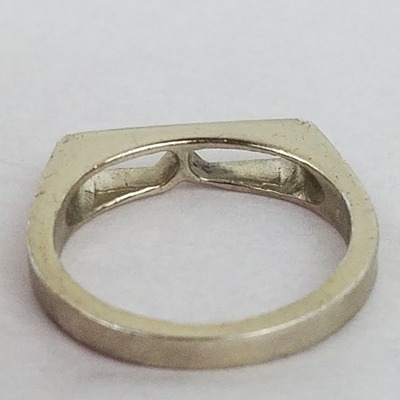 Cellini | Jewelry | Cellini Sterling Silver Modern Cutout Ring | Poshmark